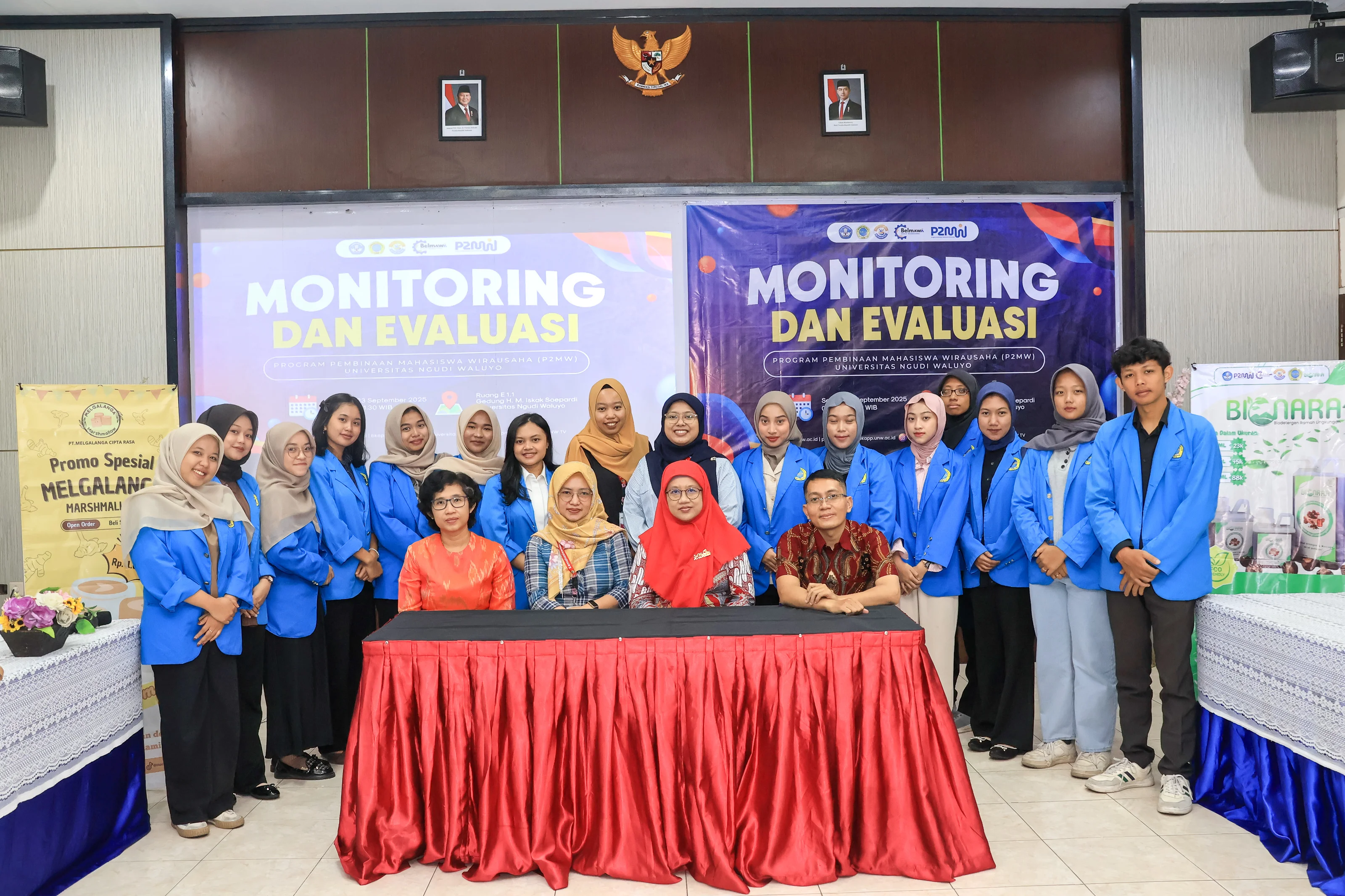 MONITORING DAN EVALUASI (MONEV) PELAKSANAAN P2MW UNW TAHUN 2025