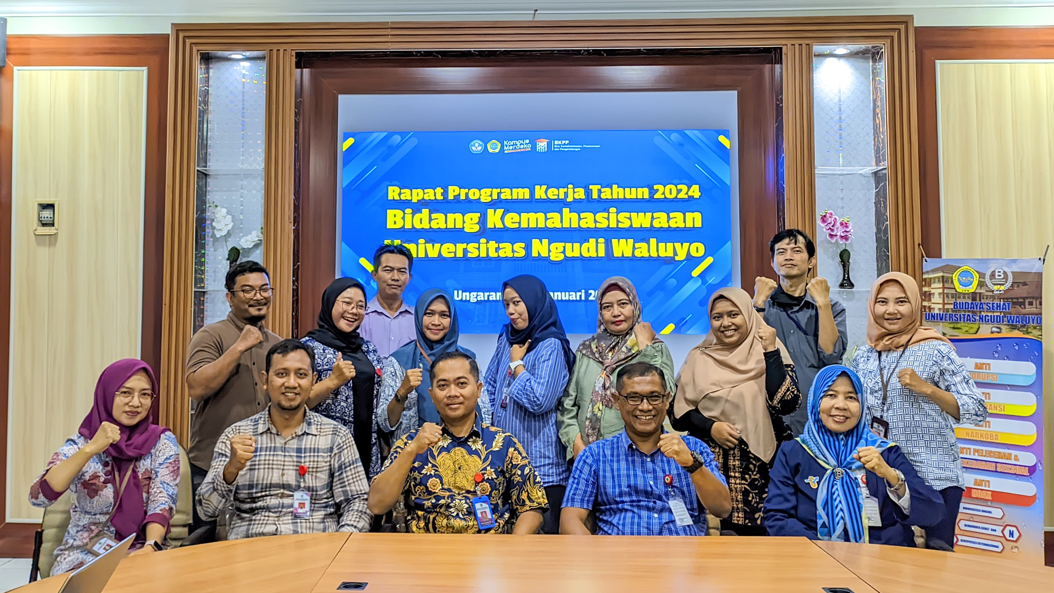 RAPAT PROGRAM KERJA TAHUN 2024 BIDANG KEMAHASISWAAN UNW