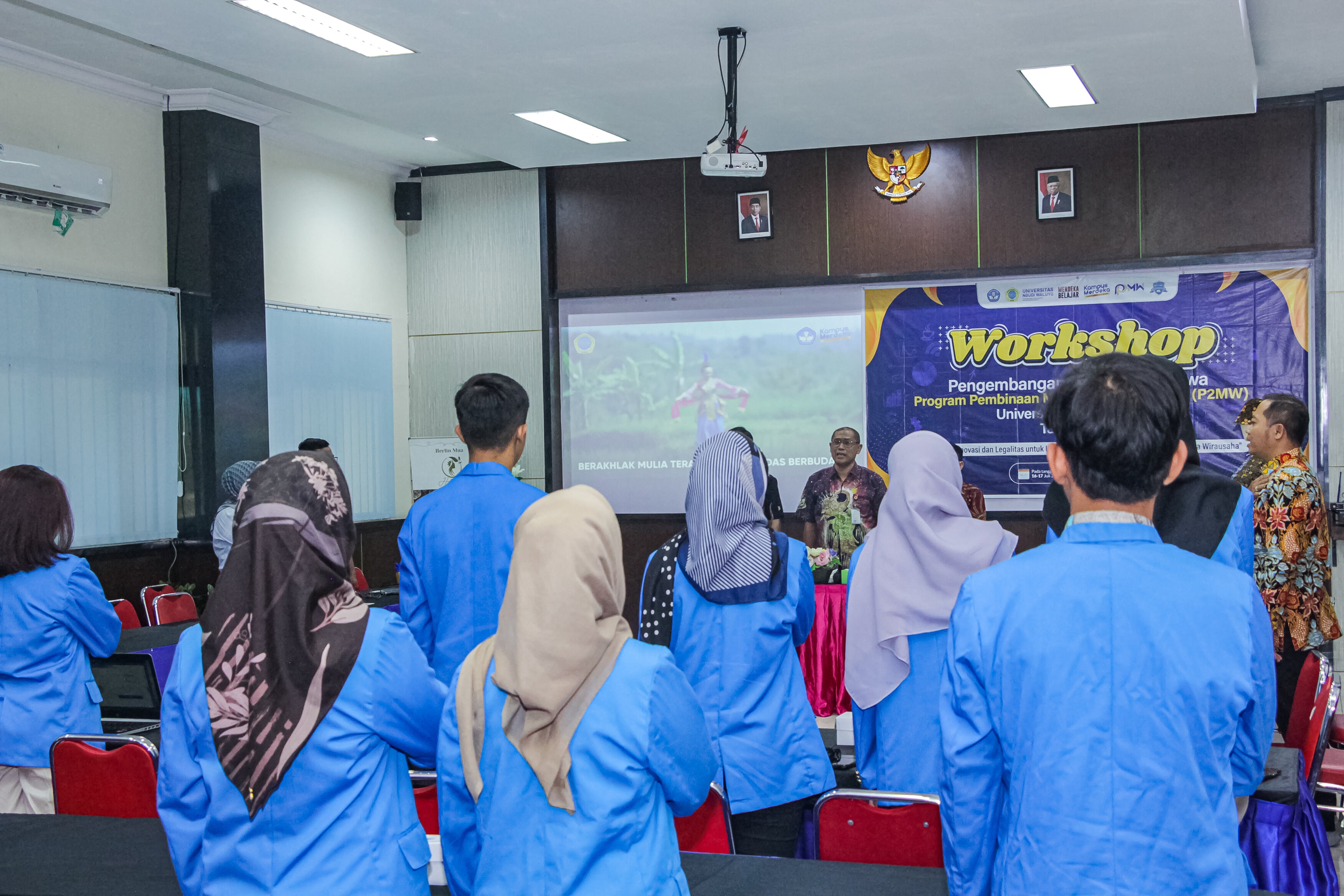 WORKSHOP PENGEMBANGAN BISNIS MAHASISWA PROGRAM PEMBINAAN MAHASISWA WIRAUSAHA (P2MW) UNIVERSITAS ...