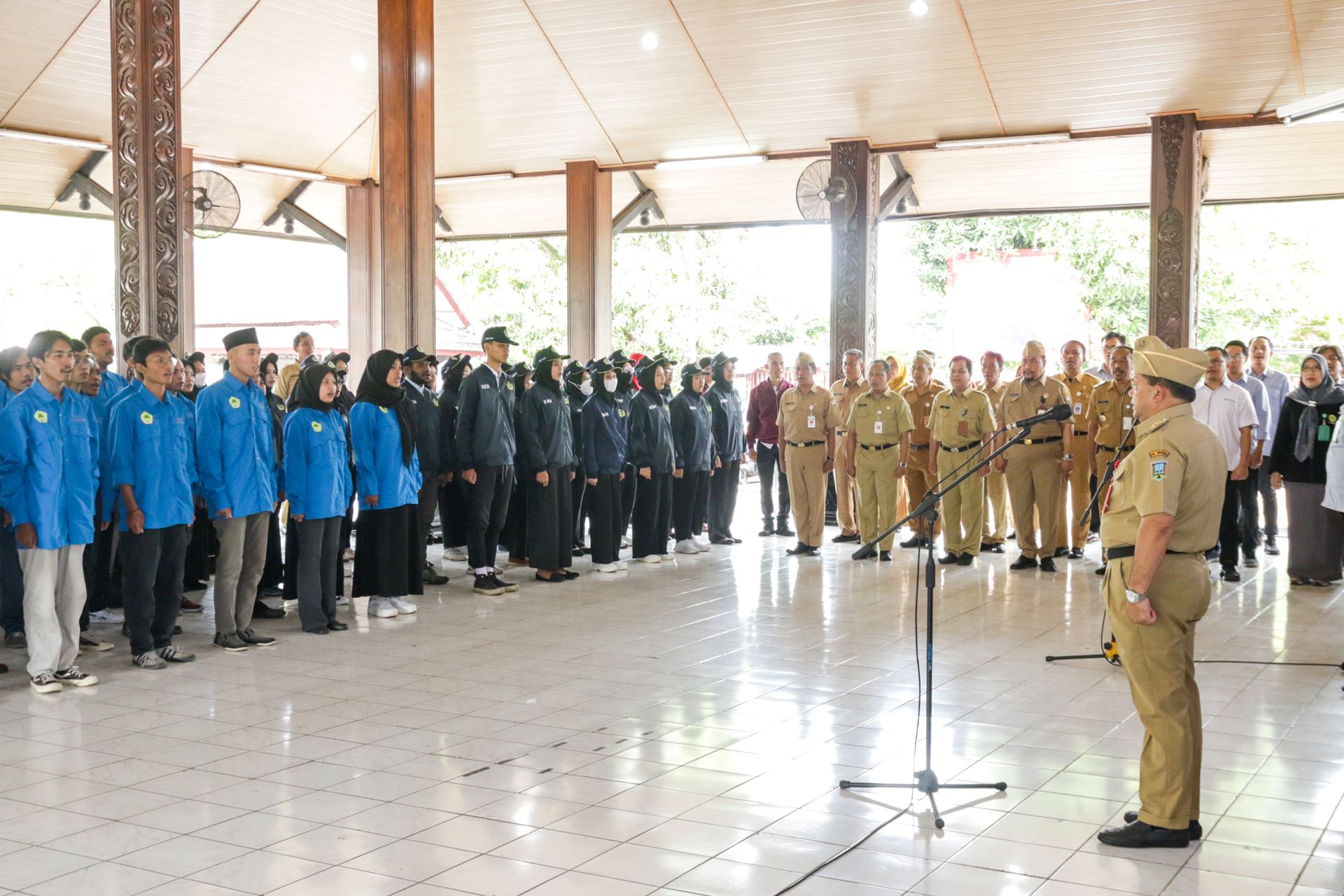 PENERIMAAN DAN PENERJUNAN MAHASISWA KKN UNIVERSITAS NGUDI WALUYO TAHUN 2024